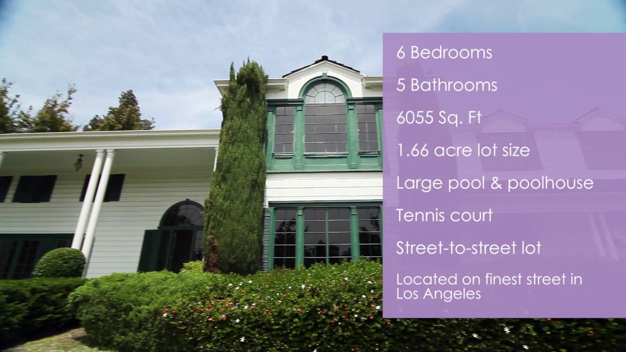 355 South Mapleton Drive in Holmby Hills listed for $22.9 Million ...